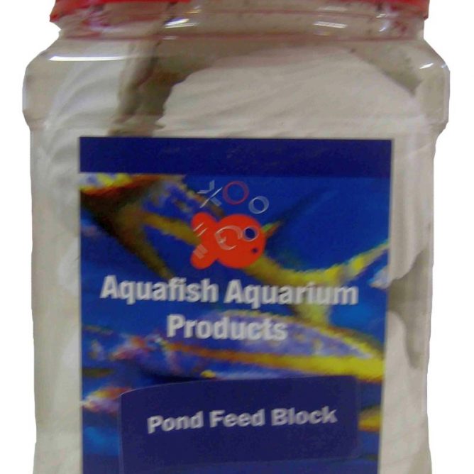 Pond Feed Block Jar 12 - Aquafish Australia